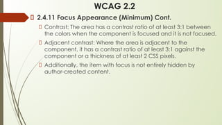 Implementing WCAG 2.2 into Your Digital Strategy | PPT