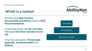 WCAG 2.2 - An Overview of the New Accessibility Guidelines.pptx