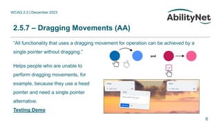 WCAG 2.2 - An Overview of the New Accessibility Guidelines.pptx