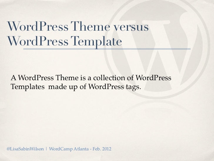 Customizing WordPress Themes Customizing WordPress Themes