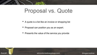Crafting The Perfect Proposal - WordCamp Atlanta 2019 | PPT