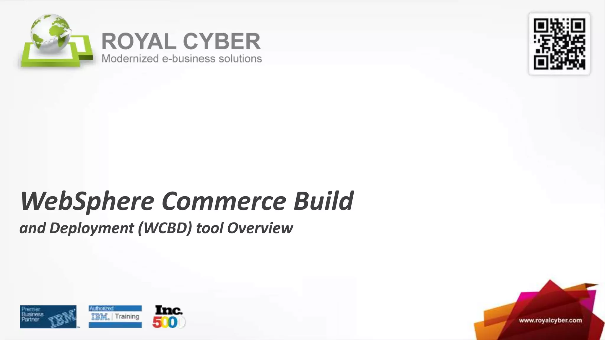 Automate WCS Deployment Using WCBD Tool | PPTX