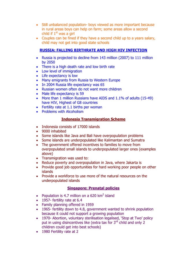 Geography Case Studies | PDF