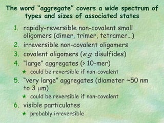 Analyzing Aggregates of Different Sizes and Types: SEC vs. Analytical ...