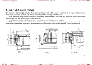WCB small type of slewing bearing heavy load | PDF