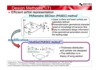 MULTI-POINT DESIGN OF A SUPERSONIC WING USING MODIFIED PARSEC AIRFOIL REPRESENTATION | PPT