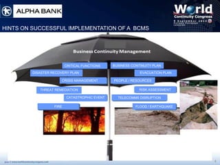 Stelios Aronis ISO 22301 BCMS Implementation and Sharing of BCM Best ...