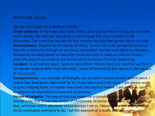 Wcc presentation | PPT