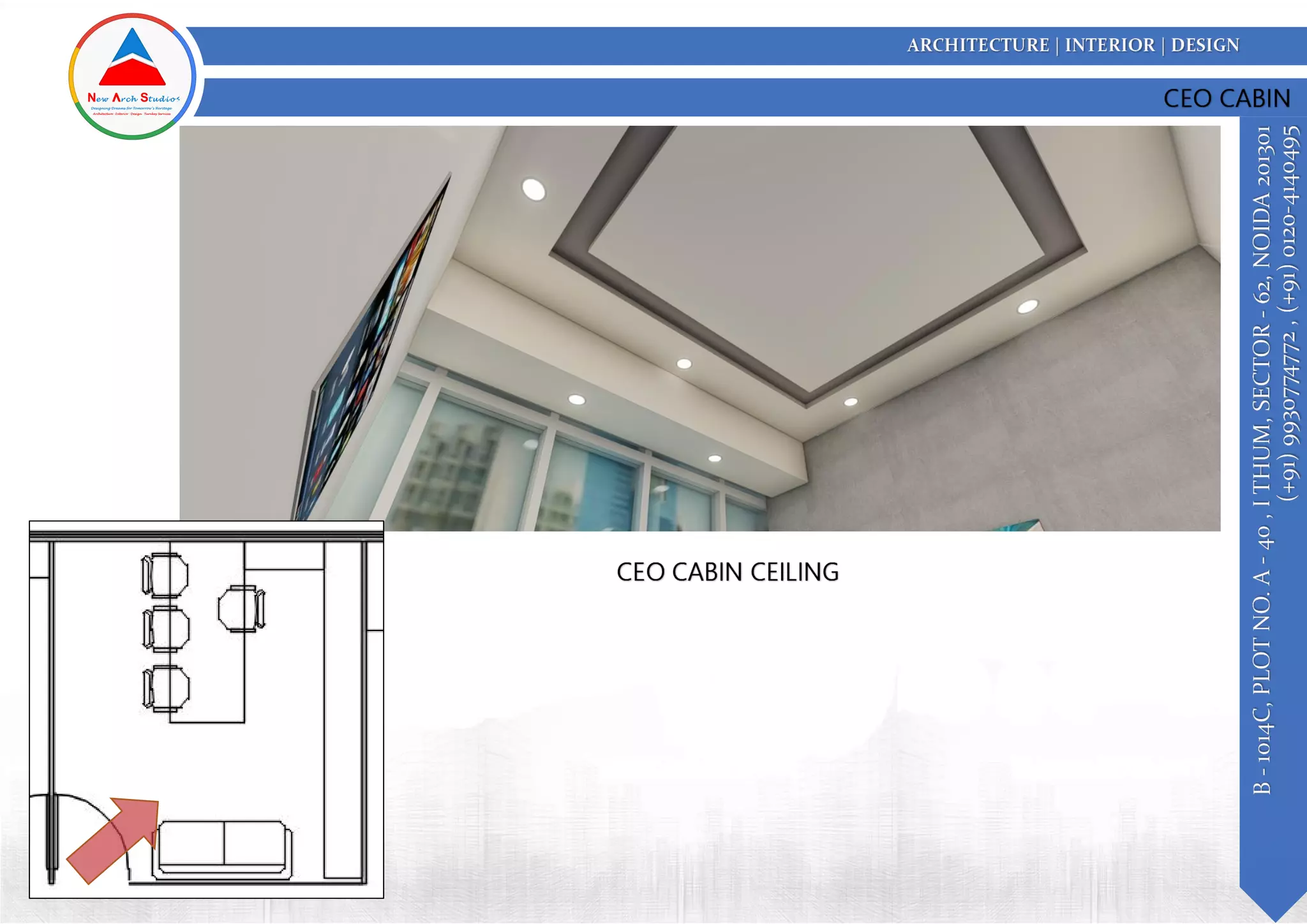 corporate office interior done by New Arch Studios Neha Chopra | PPT