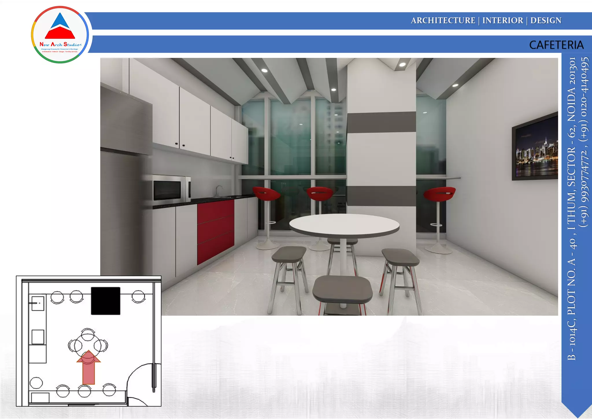 corporate office interior done by New Arch Studios Neha Chopra | PPT