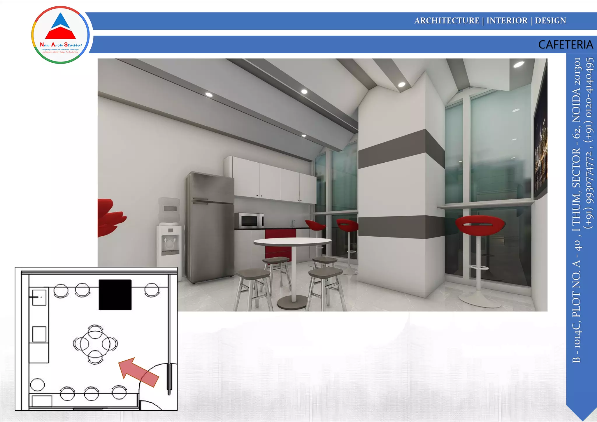 corporate office interior done by New Arch Studios Neha Chopra | PPT