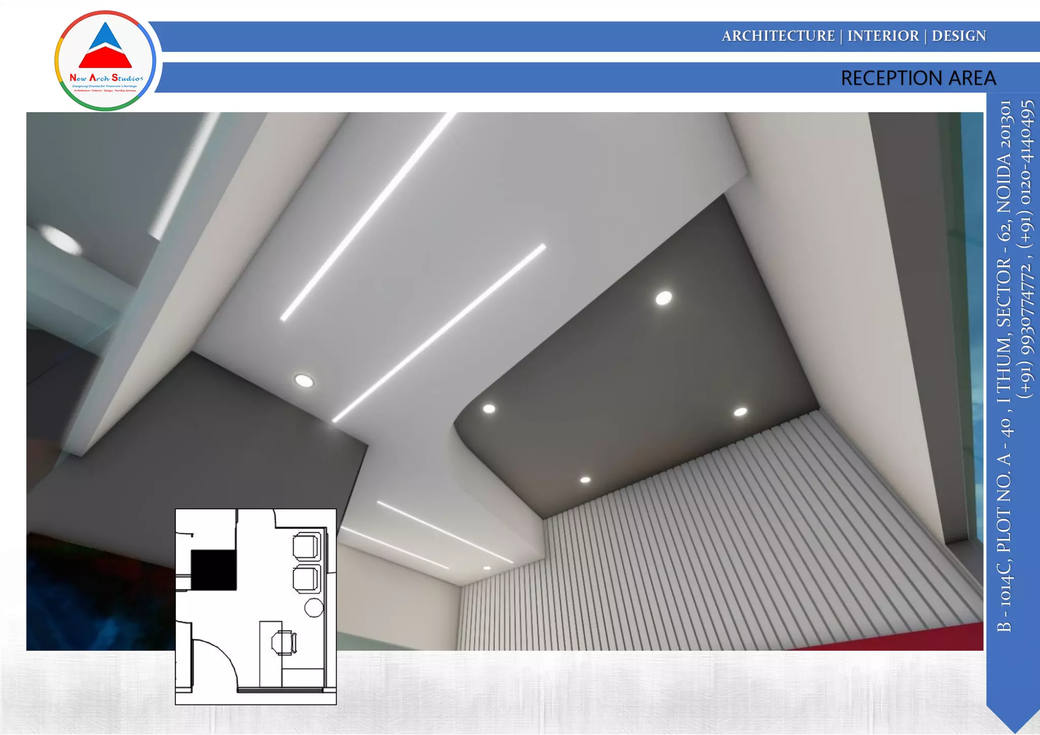 corporate office interior done by New Arch Studios Neha Chopra | PPT