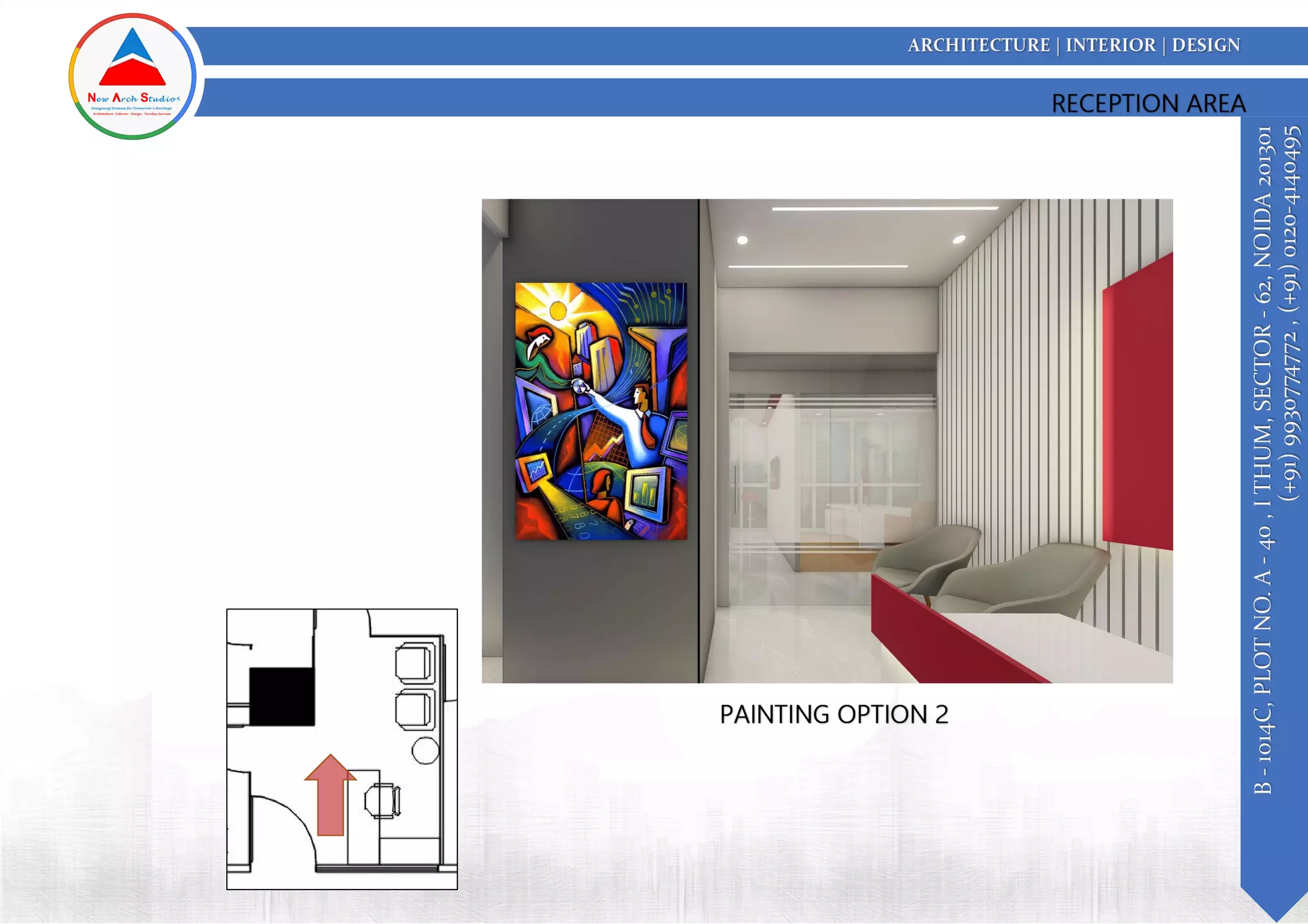 corporate office interior done by New Arch Studios Neha Chopra | PPT