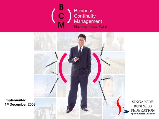 Managing and Implementing a National BCM Programme: A World's First | PPT