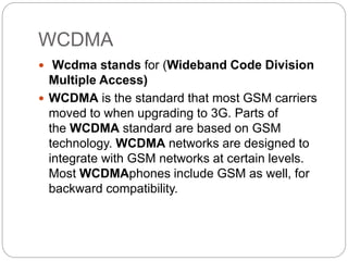 Wcdma | PPT