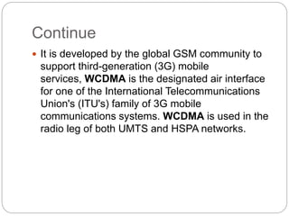 Wcdma | PPT