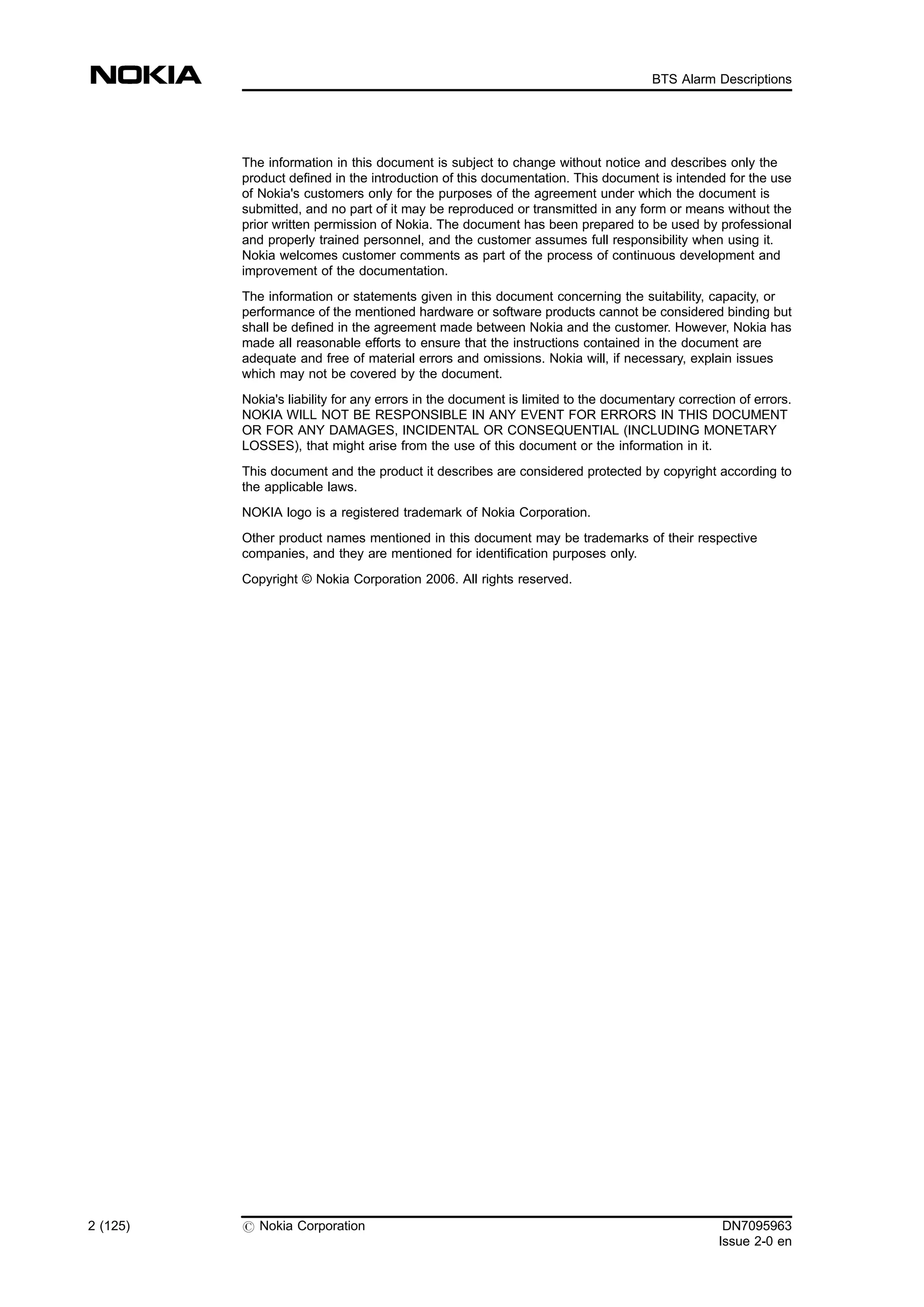 Wcdma bts-alarm-descriptions | PDF