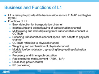 Wcdma p&o-c-en-channel structure-3-40 | PPT