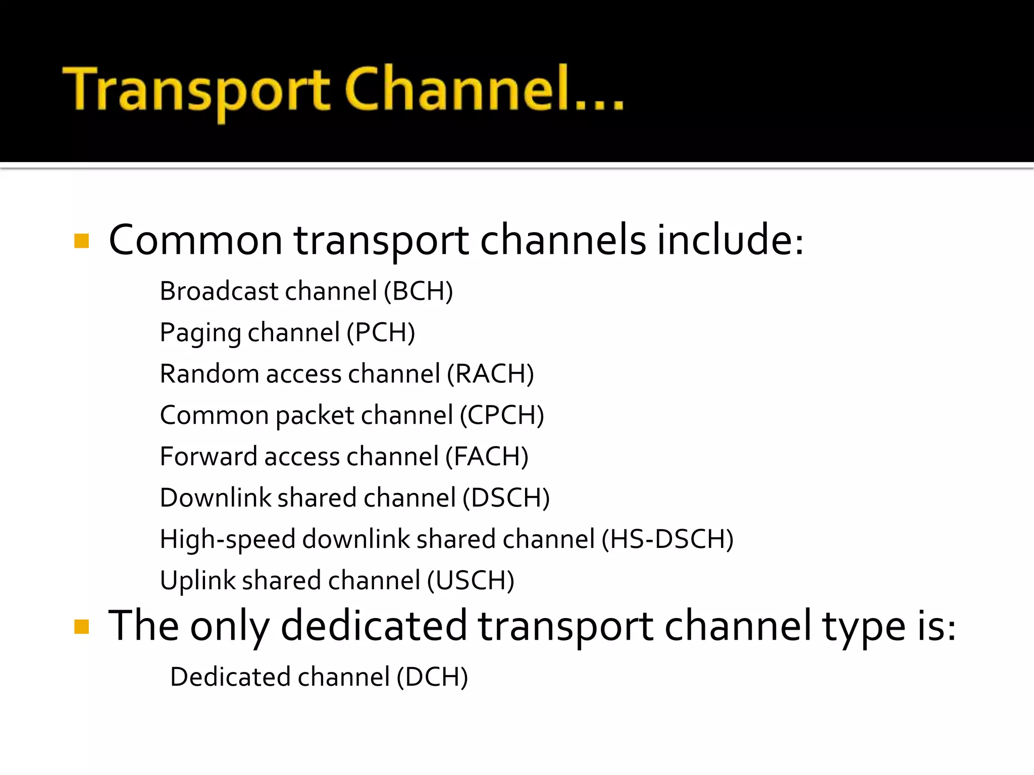 WCDMA Air Interface | PPTX