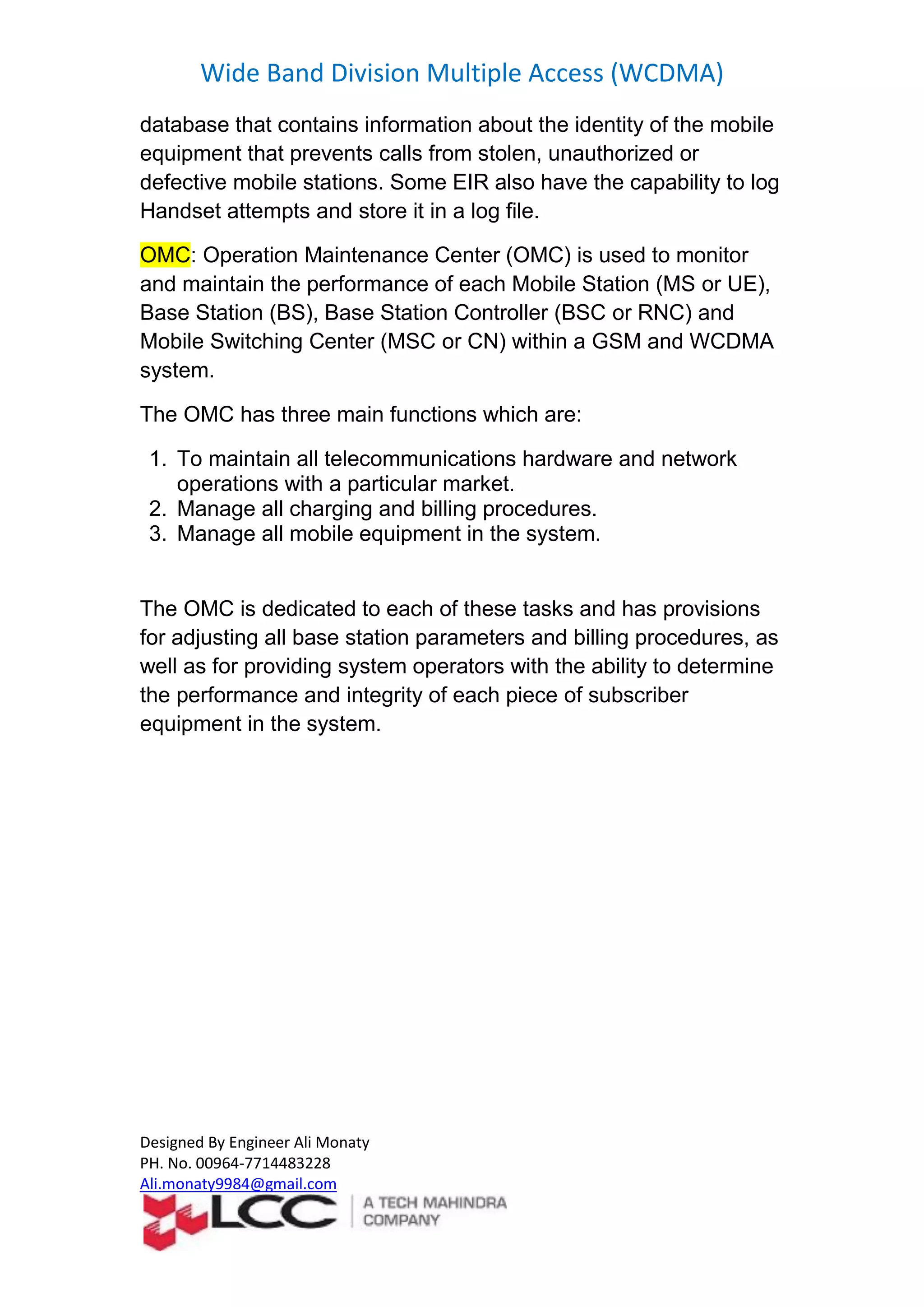 WCDMA Principles | PDF