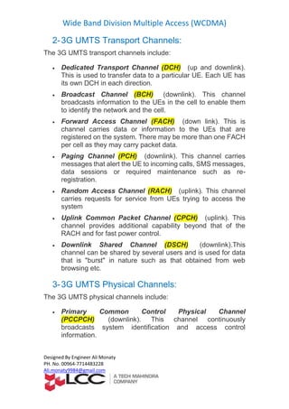 WCDMA Principles | PDF