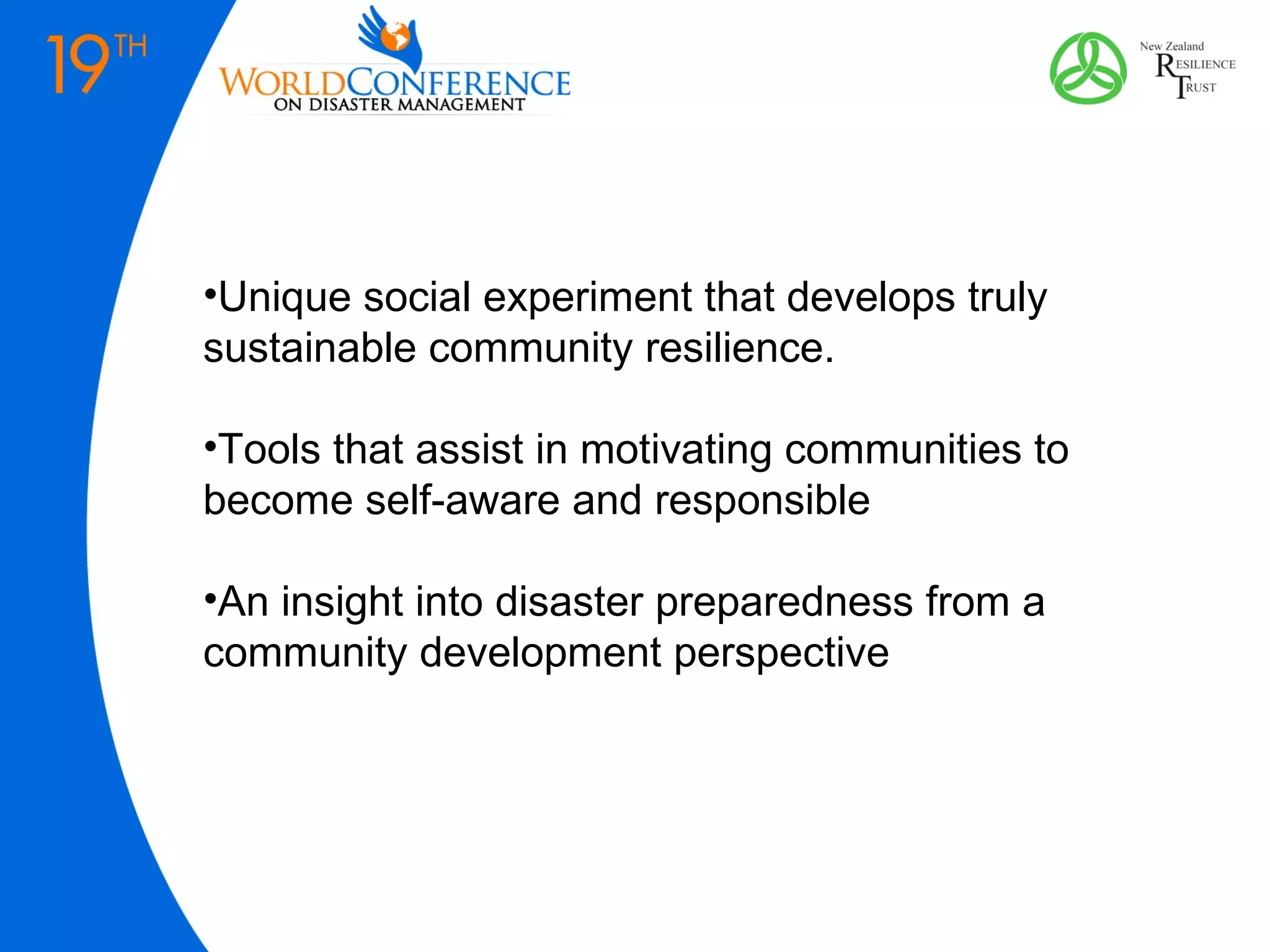 Responsible Humans: Identifying Community Leadership | PPT