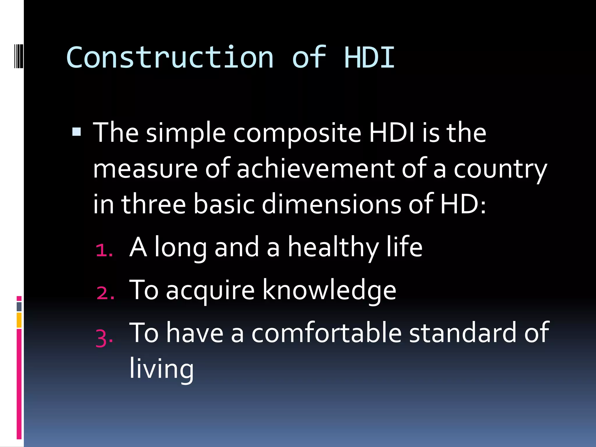 Indicators of Development | PPTX