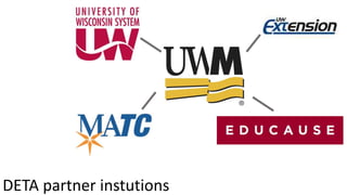 DETA Center presentation at WCET | PPT