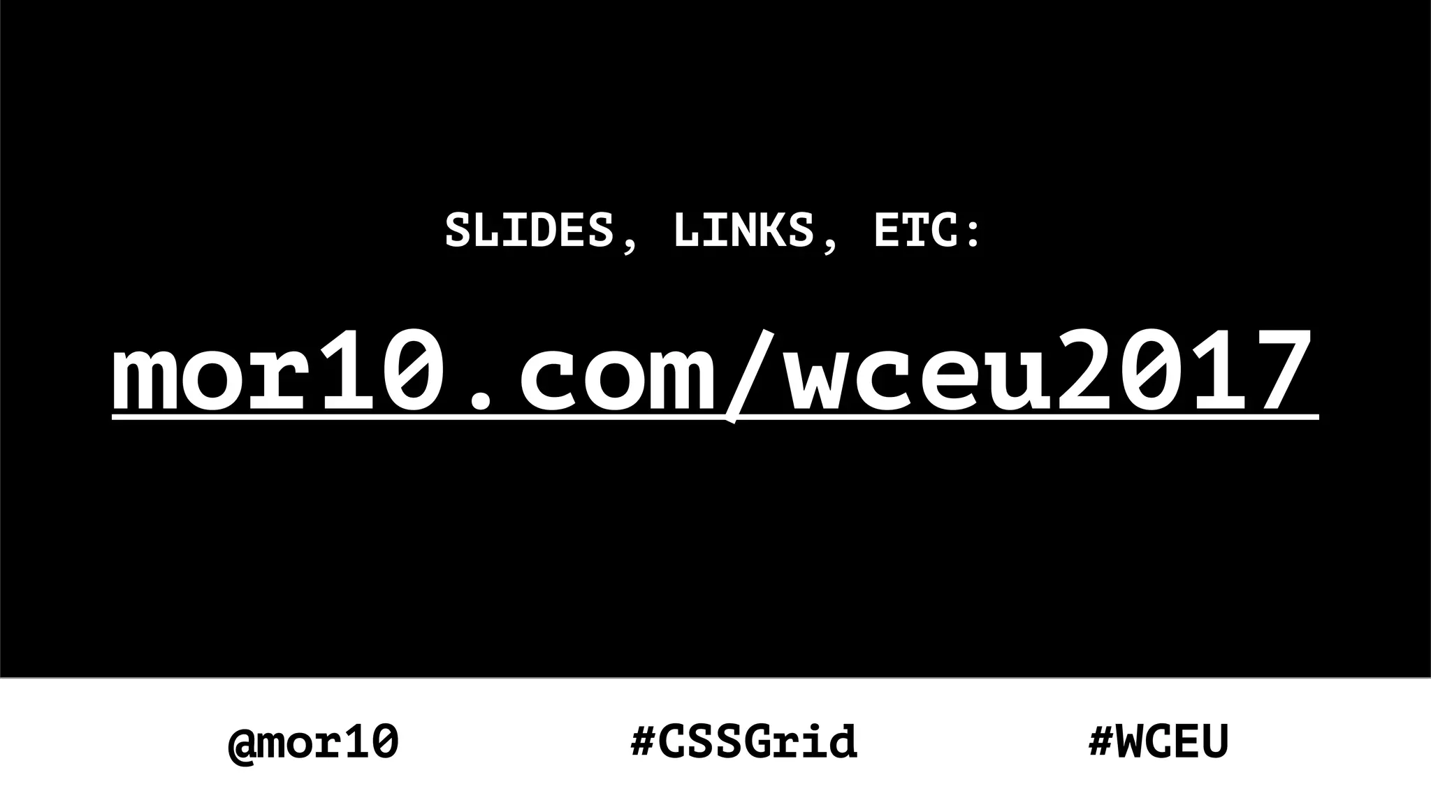 CSS Grid Changes Everything About Web Layouts: WordCamp Europe 2017 ...