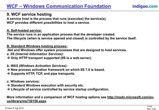 Windows Communication Foundation (WCF) | PDF
