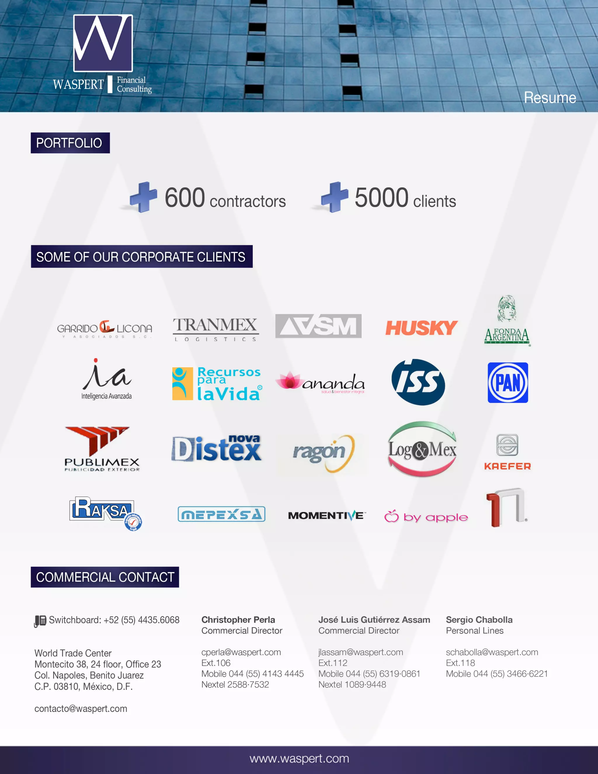 WCF - CV ENGLISH | PDF