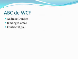 WCF 4 Overview | PPTX