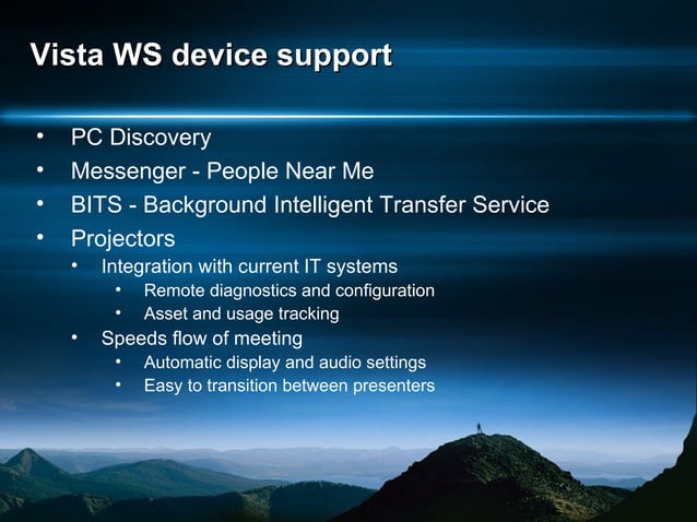 Overview of Windows Vista Devices and Windows Communication Foundation ...