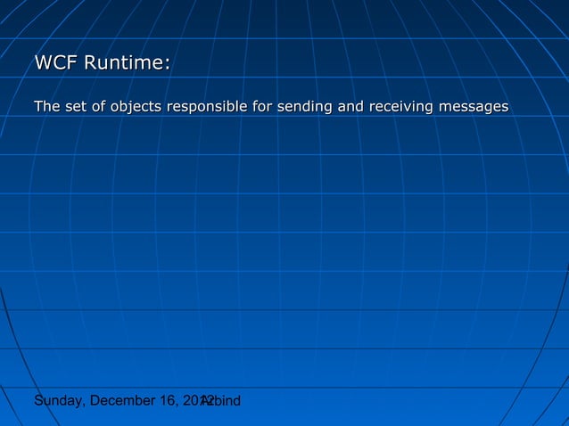 Wcf architecture overview | PPT
