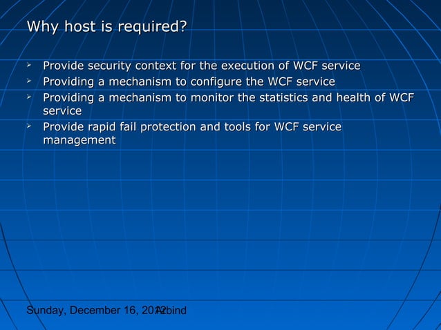 Wcf architecture overview | PPT