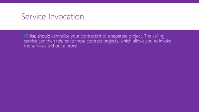 Wcf best practice | PPTX