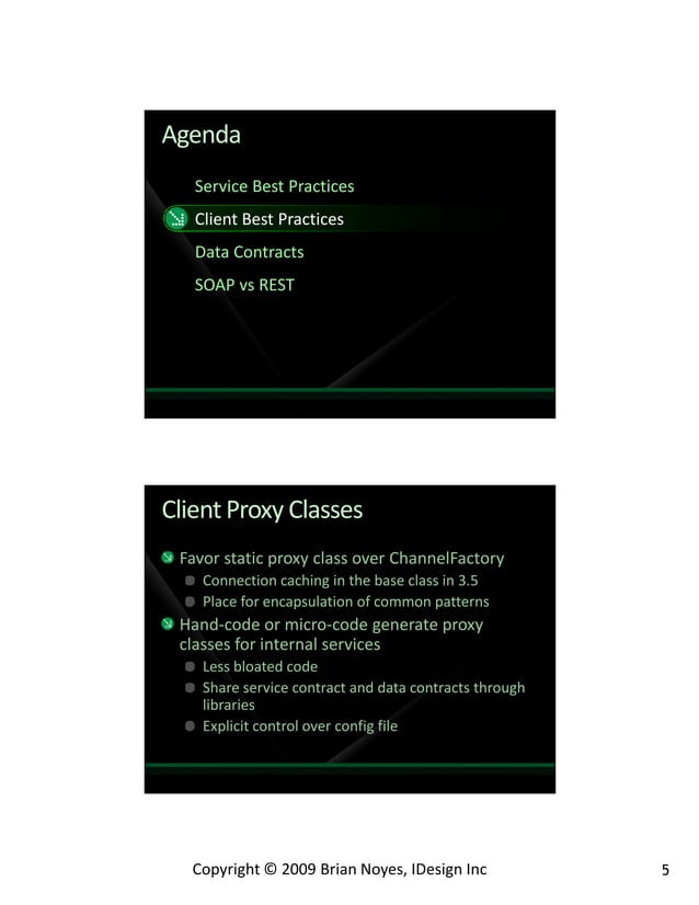 Wcf best practices | PDF