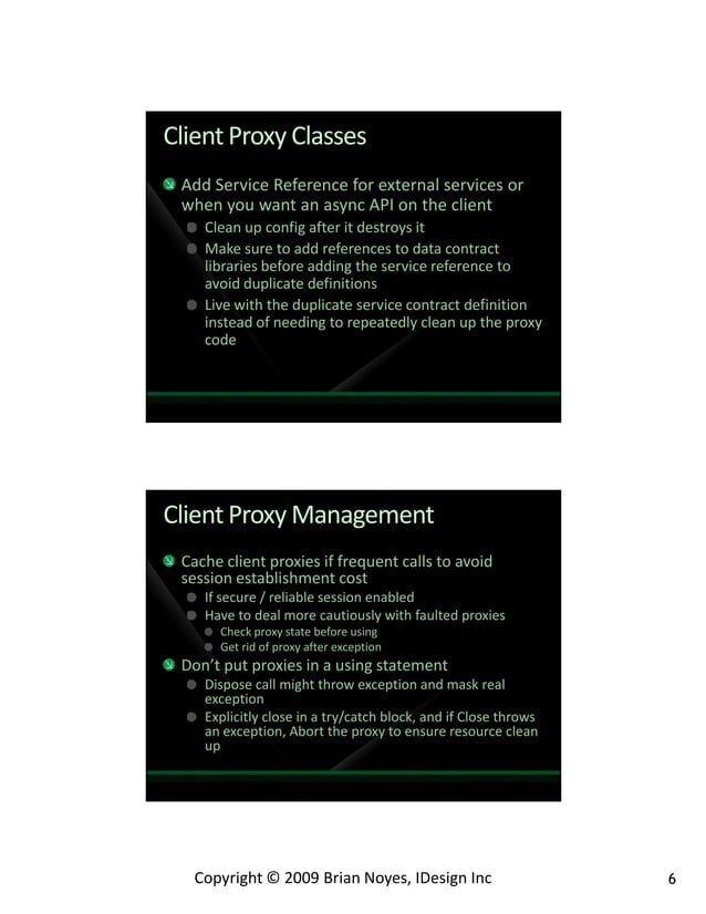 Wcf best practices | PDF