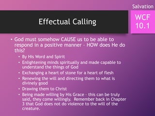 WCF Chapter 10: Effectual Calling | PPTX