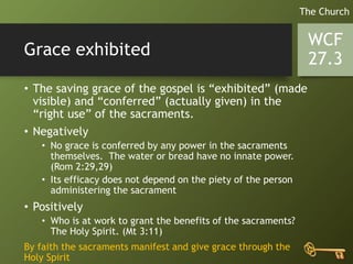 WCF Chapter 27 - Sacraments | PPTX
