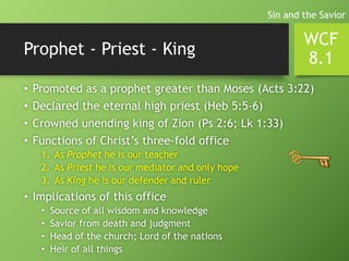 WCF Chapter 8 - Christ the Mediator | PPTX