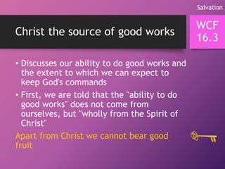 WCF Chapter 16 - Good Works | PPTX