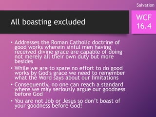 WCF Chapter 16 - Good Works | PPTX