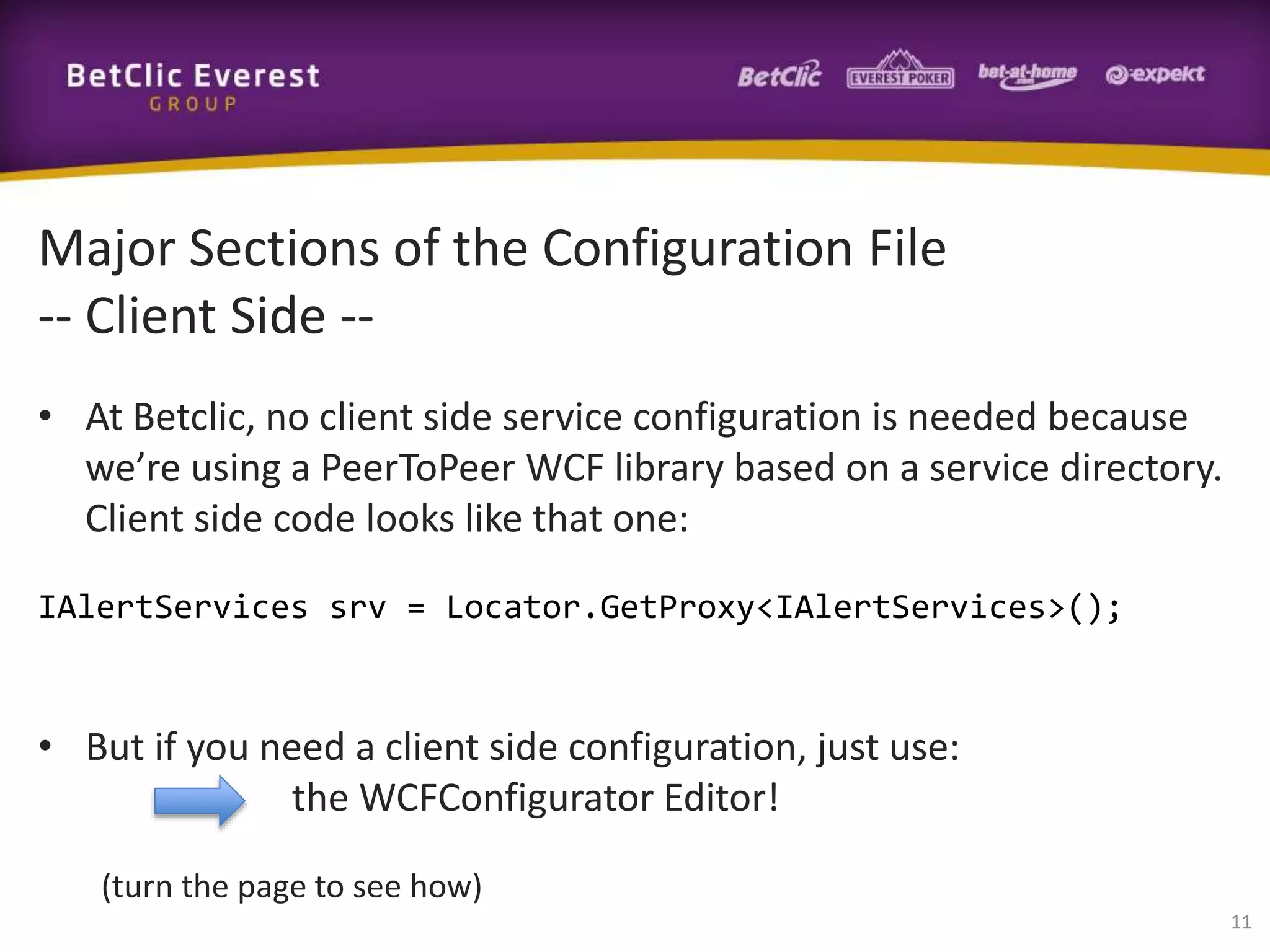 WCF Configuration - The basics | PPTX
