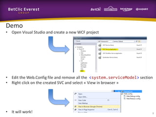 WCF Configuration - The basics | PPTX