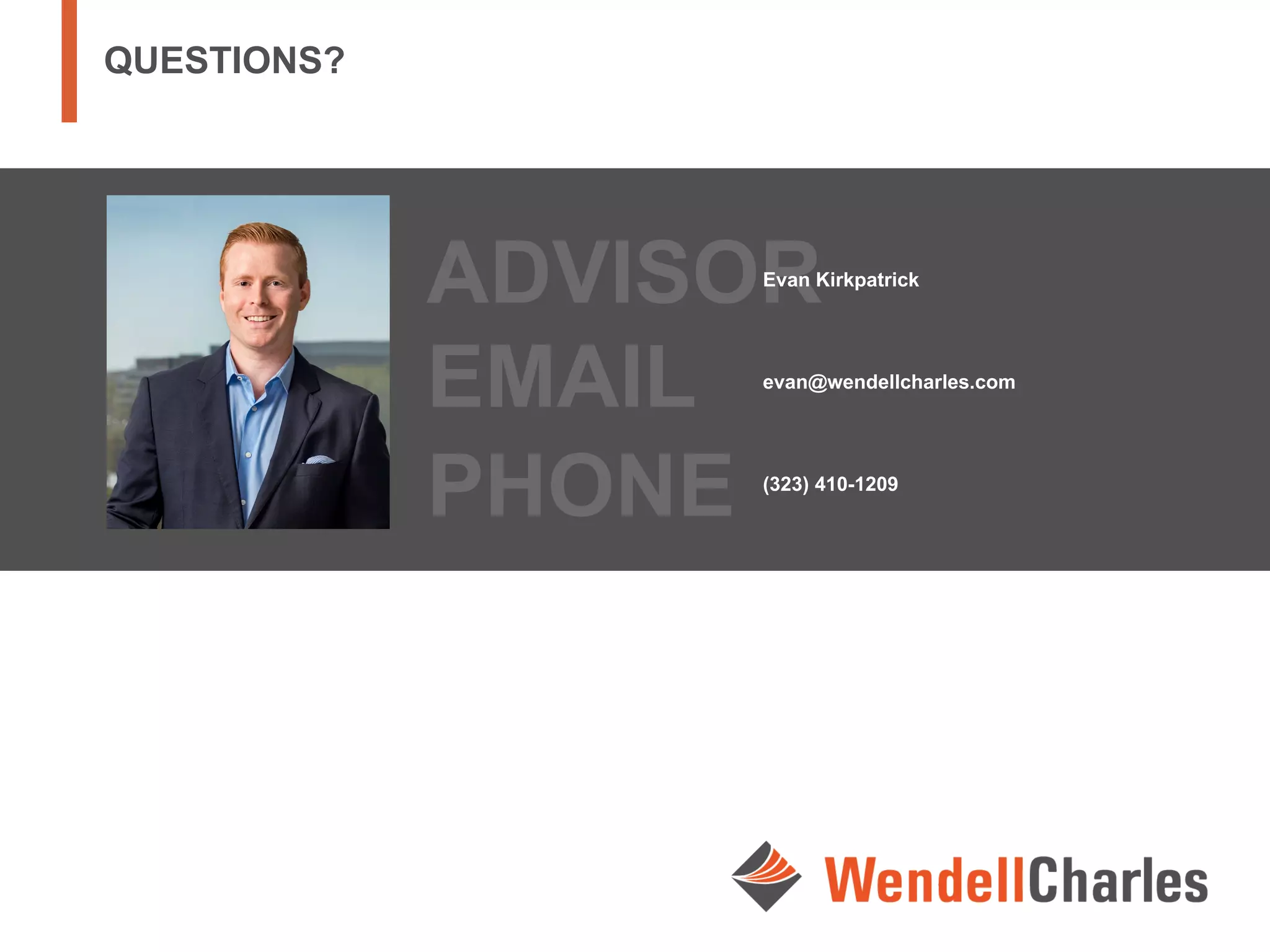 Wendell Charles Financial Planning Overview | PDF