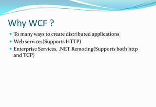 Introduction to WCF | PPT