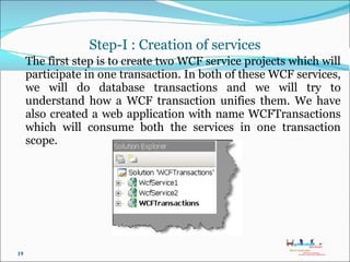 Wcf Transaction Handling | PPS