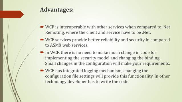 WCF (Windows Communication Foundation) | PPT
