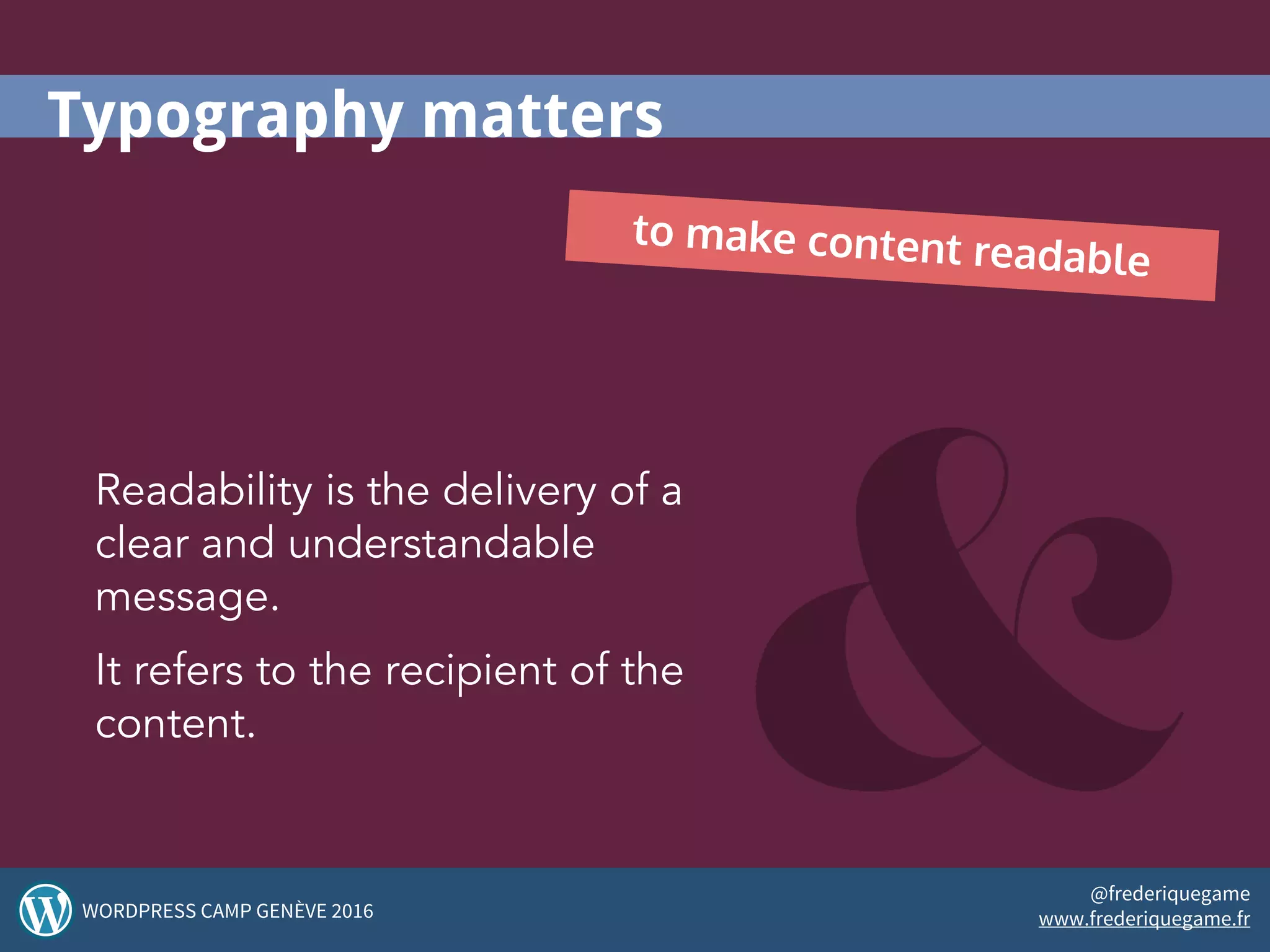 Typeface, Typography, Theme... Design matters. | PDF | Desktop ...